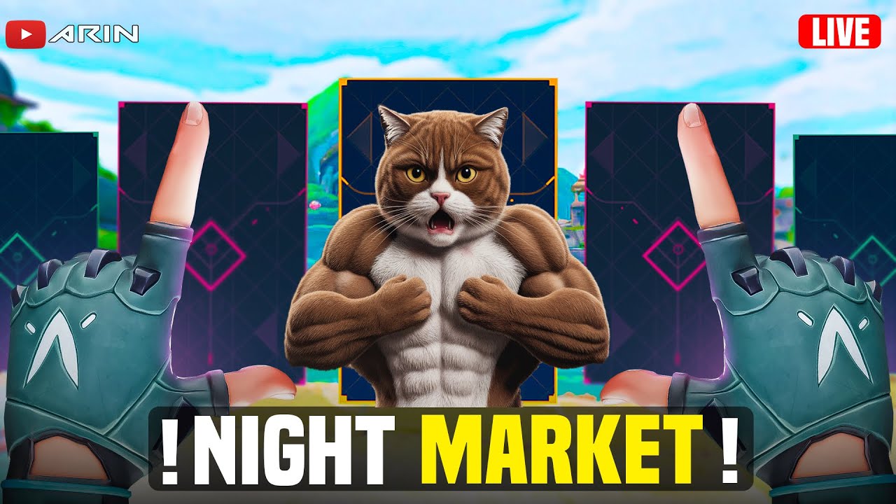 OPEN YOUR NIGHT MARKET WITH ME || VALORANT INDIA LIVE WITH Mr. BILLA!!😺 - YouTube