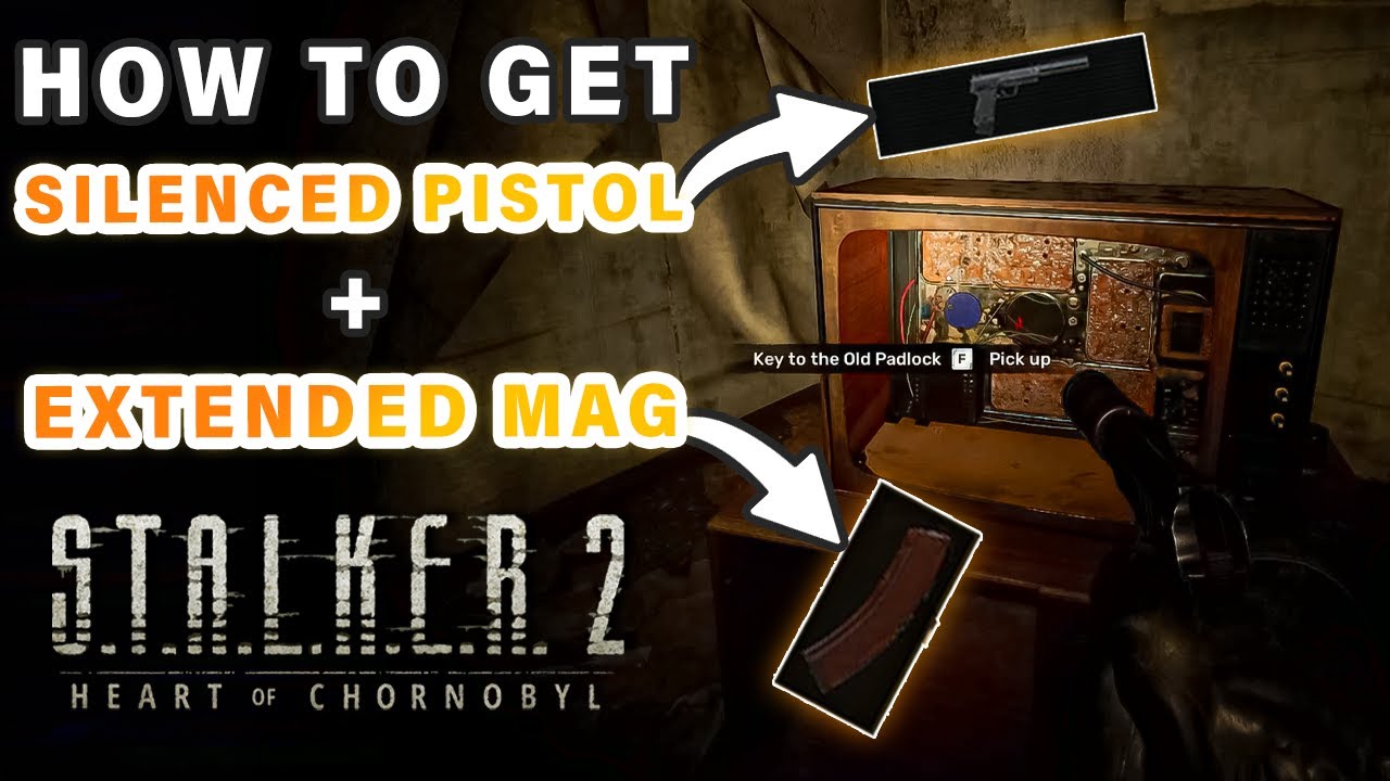 How to Get A Silenced Pistol and Extended Mag! STALKER 2: Heart of ...
