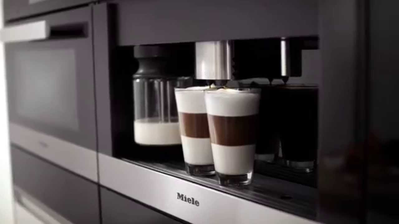 Zabudovateľné kávovary s mlynčekom na kávu - Miele CVA 6000 - YouTube