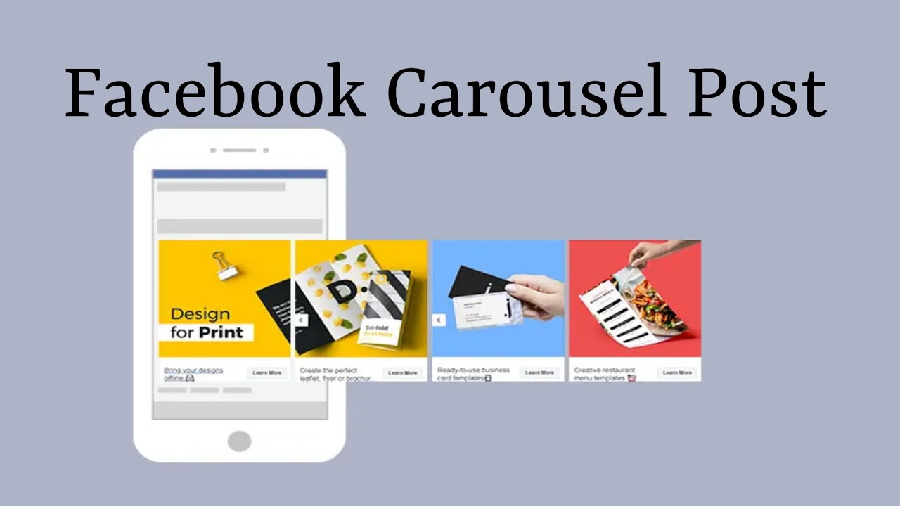Facebook Carousel Post || Facebook Carousel Post Tutorial || How To ...