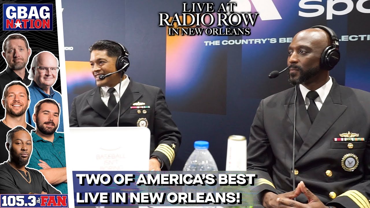Navy Officers Gervy Alota & Tyree Barnes Live At Radio Row In New ...