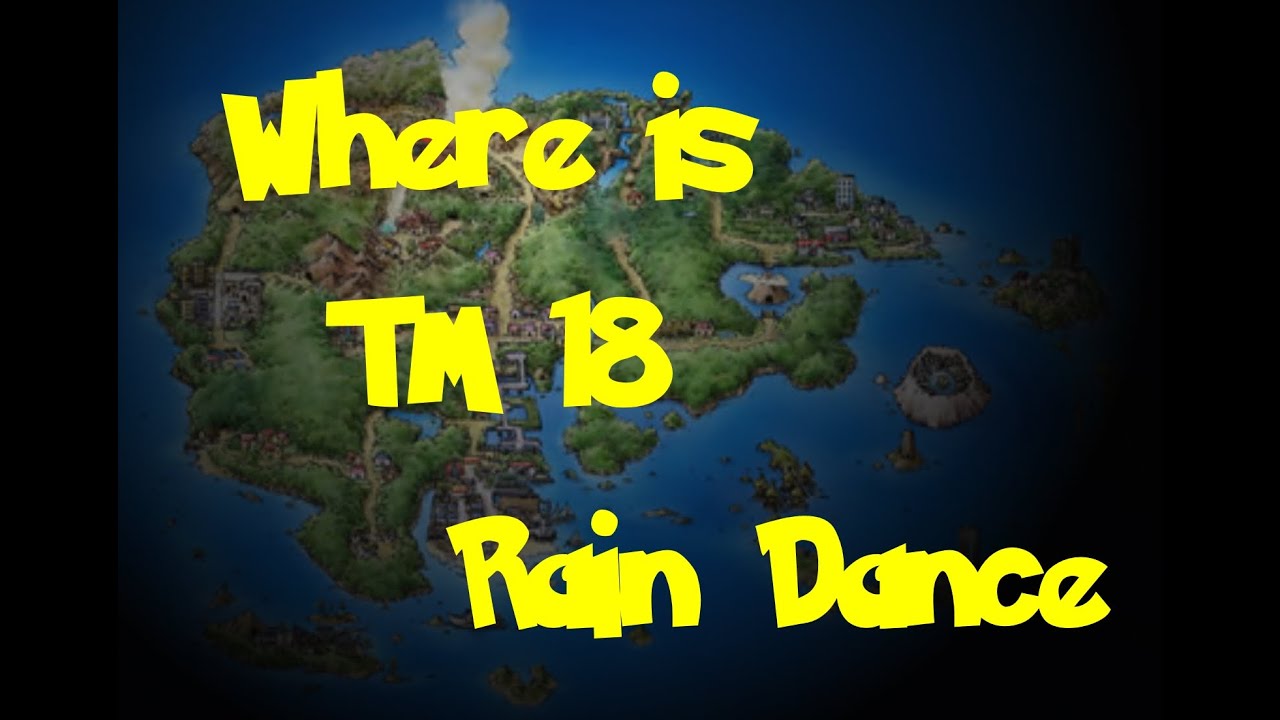 Where Is: TM 18 - Rain Dance (Pokemon Ruby/Sapphire/Emerald) - YouTube