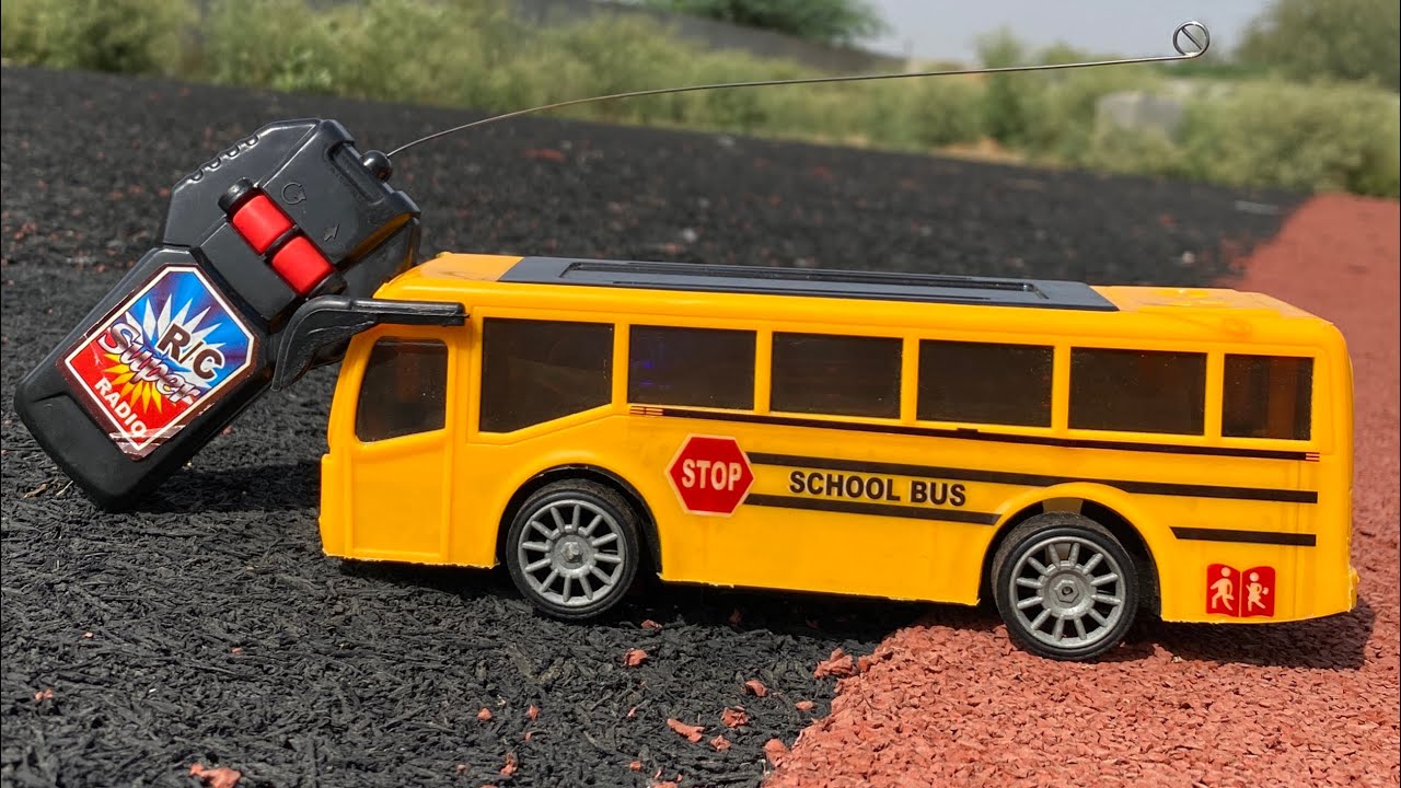 Model Bus || Remote Control Bus || Bus JXD - 3D Light || Unboxing ...