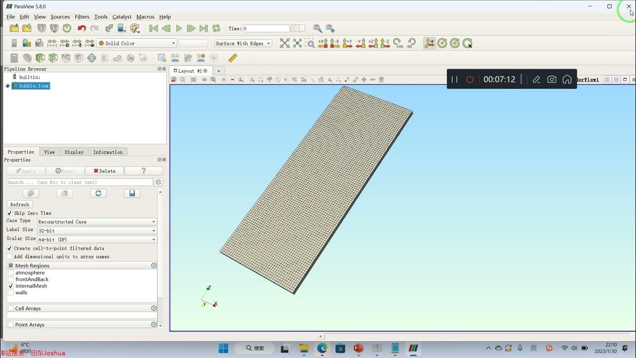 OpenFoam基础入门教程11topoSet,createPatch,setFields - YouTube