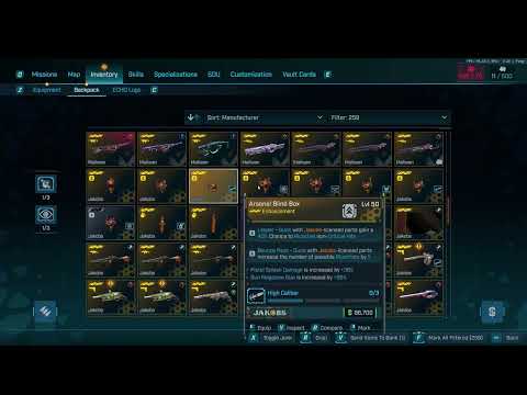 Borderlands 4 HUGE MODDED SAVE! 250 MODDED ITEMS HIGH QUALITY! PC/Steam/Epic