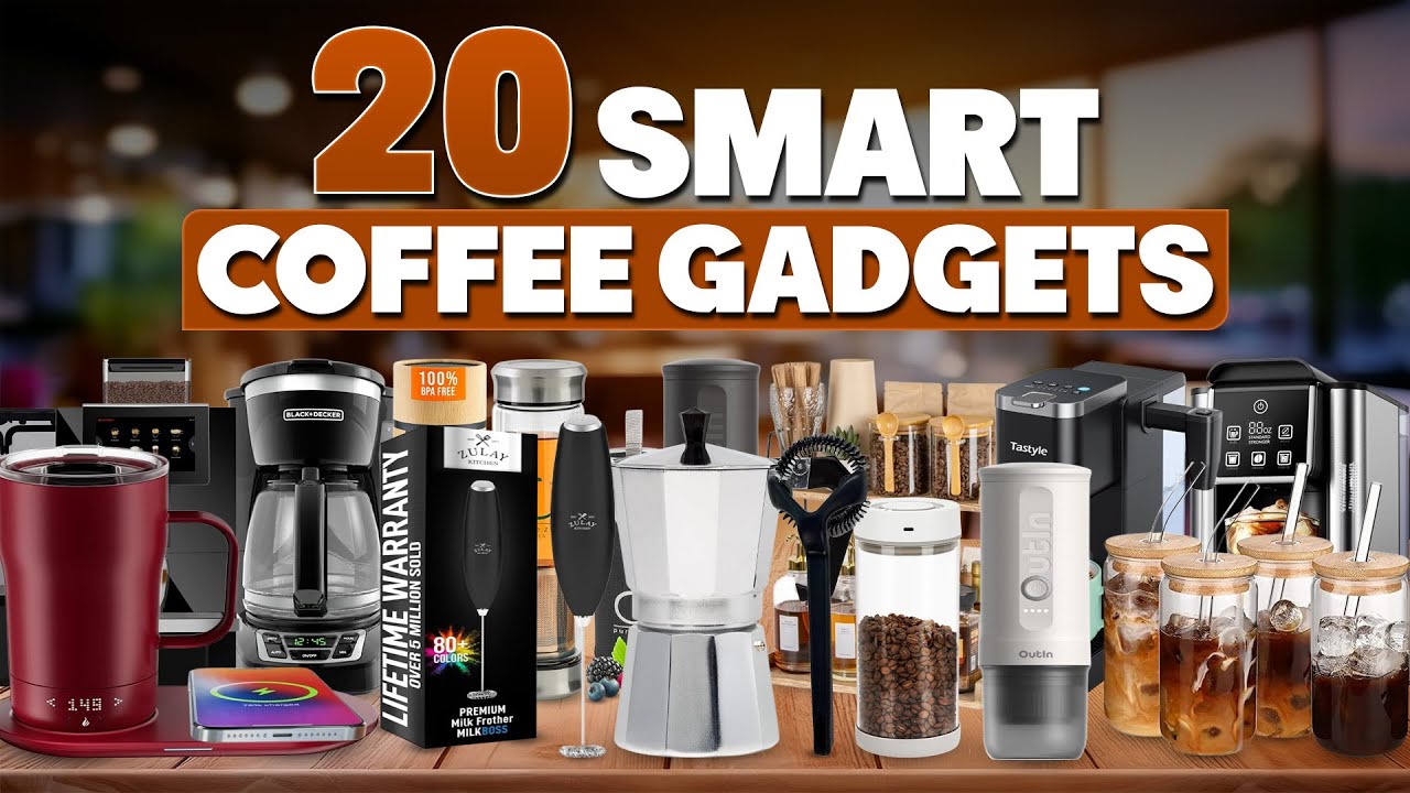 20 Smart Coffee Gadgets on Amazon for Faster, Better Coffee - YouTube