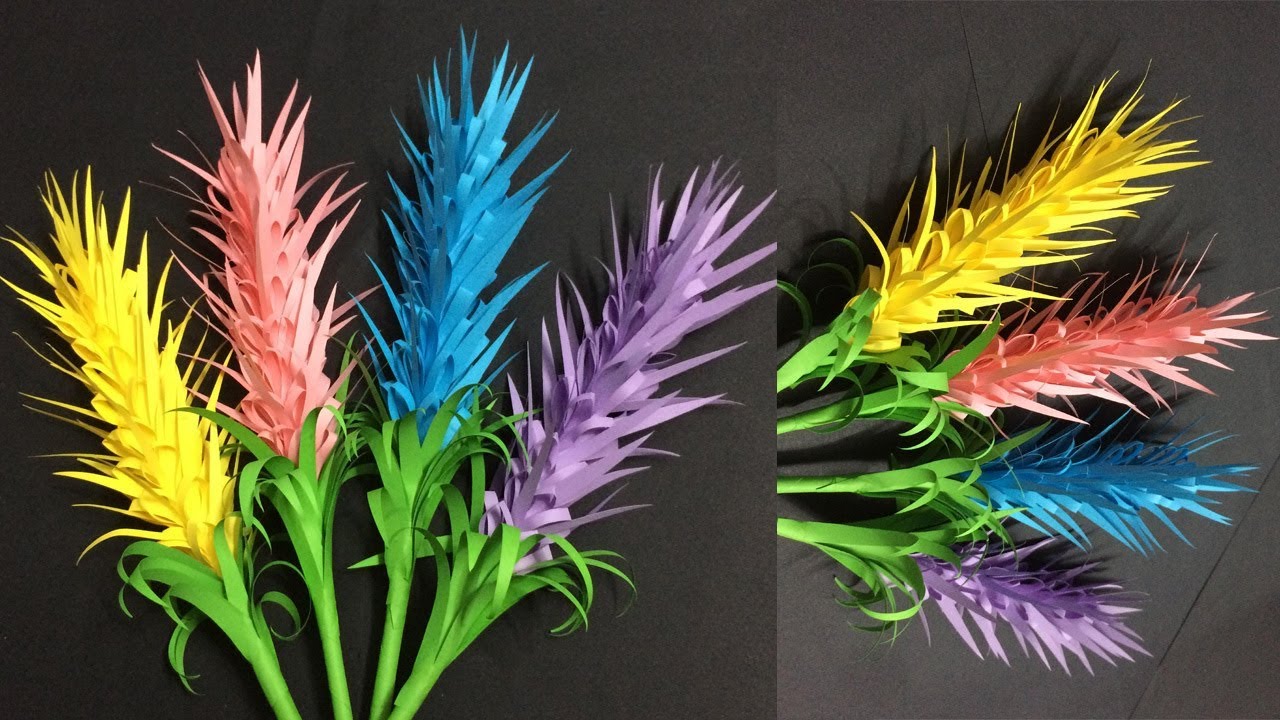 How To Make Lavender Paper Flower DIY Paper Crafts YouTube how-to-make-lavender-paper-flower-diy-paper-crafts-youtube
