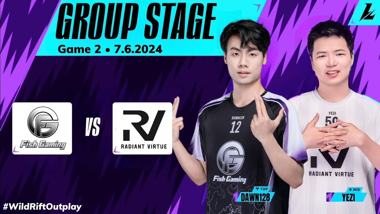 FG vs. RV • Game 2 (Bo3) | Group Stage | WSL Summer 2024 - YouTube