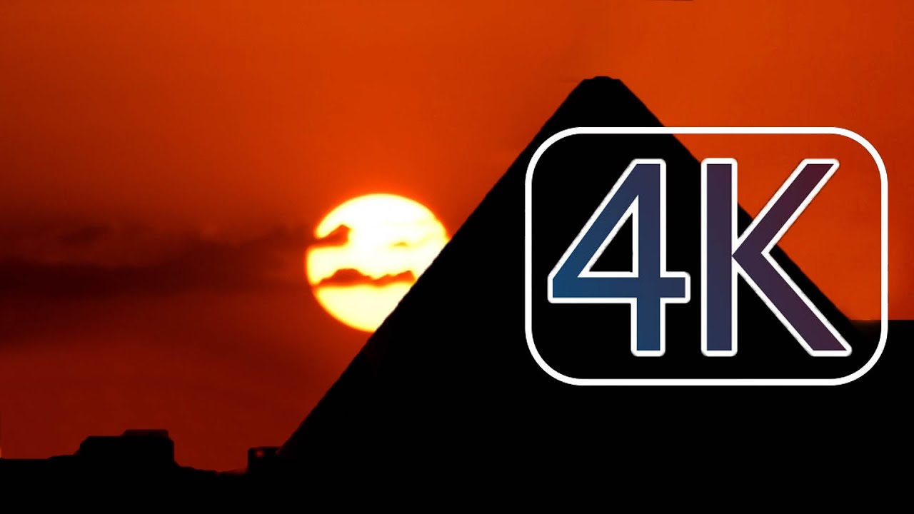 Time lapse Sunset 4K - Egypt Giza Pyramid - YouTube
