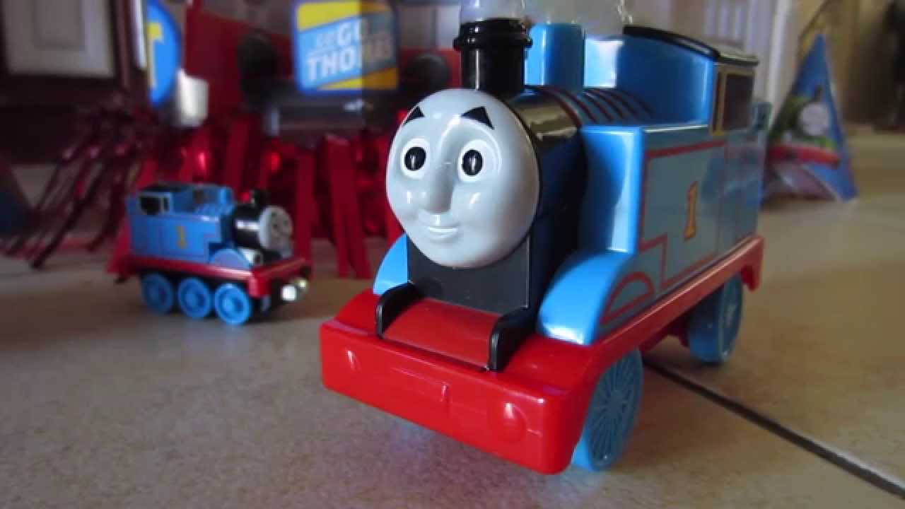Thomas the Train Push and Go Toy Review - YouTube
