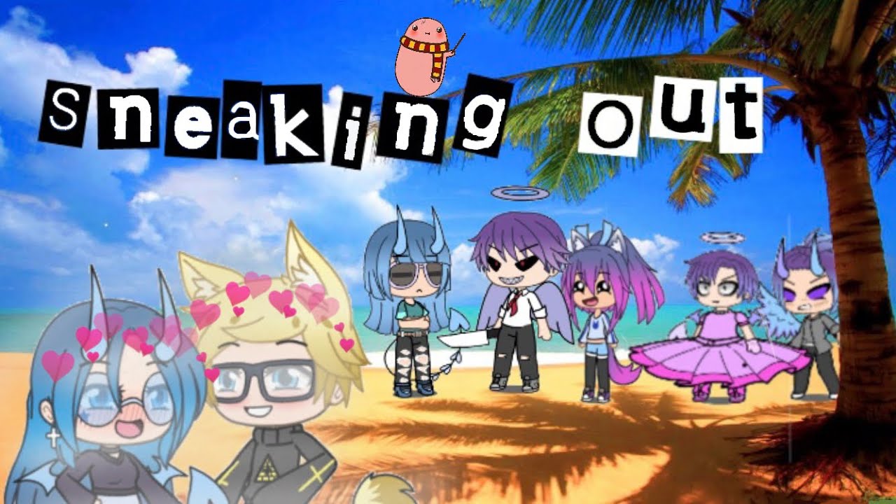 Sneaking out~Lele Pons//Gacha life skit - YouTube
