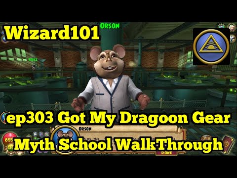 Wizard101 Myth Walkthrough ep303 Got My Dragoon Gear - YouTube