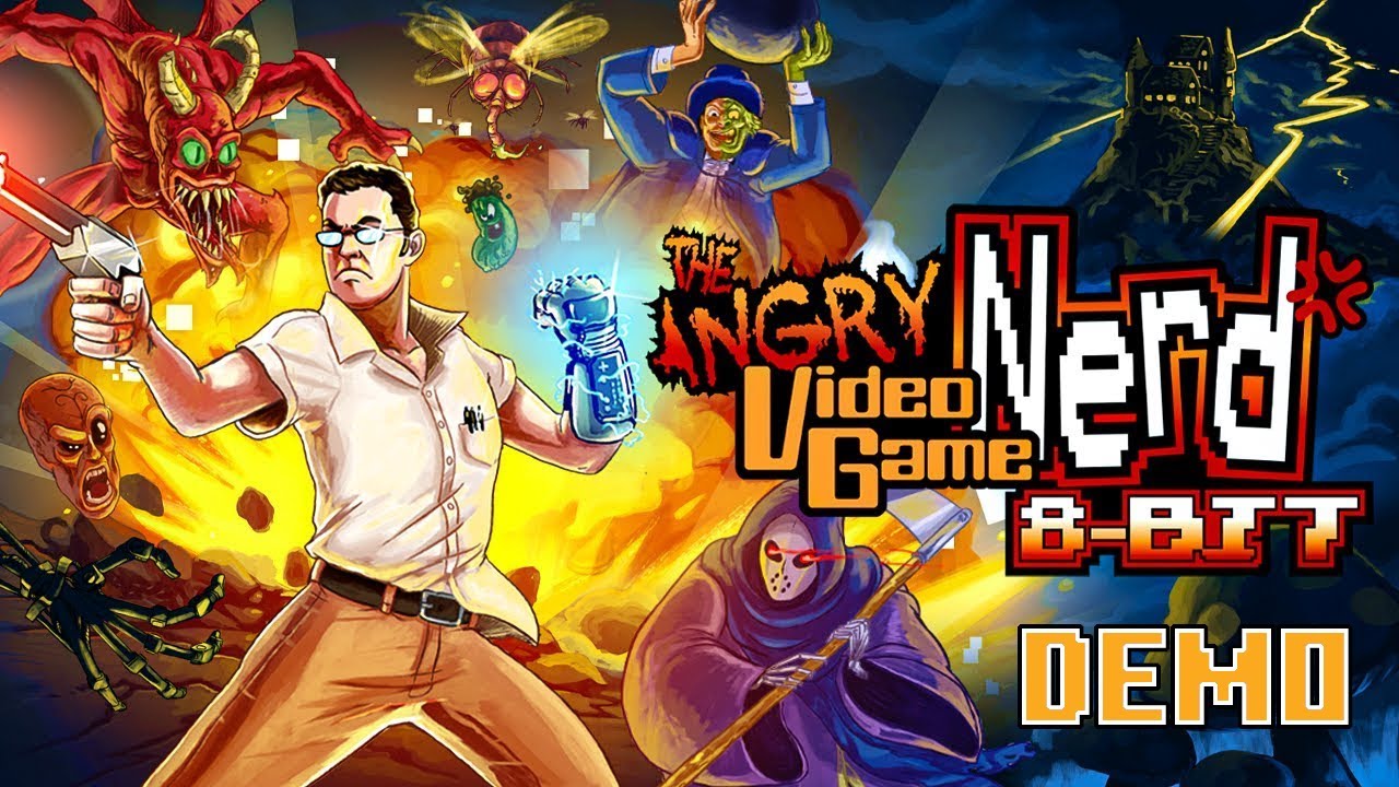 Angry Video Game Nerd 8-bit FULL DEMO ( Hard as Balls ) - YouTube