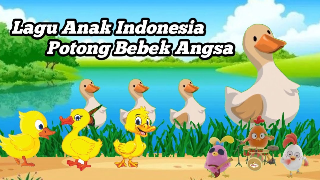 Kumpulan Animasi Bebek Lucu || Lagu Anak Indonesia || Potong Bebek ...