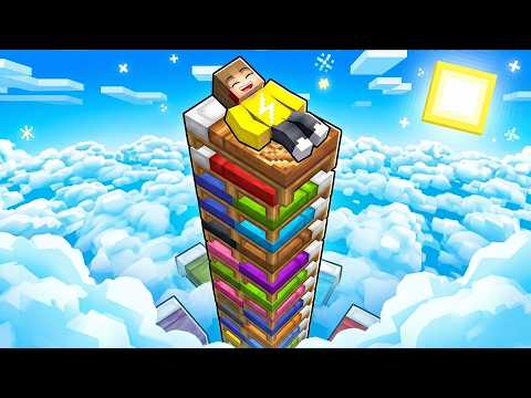 Slapen Op Het Hoogste Bed In Minecraft (Survival)