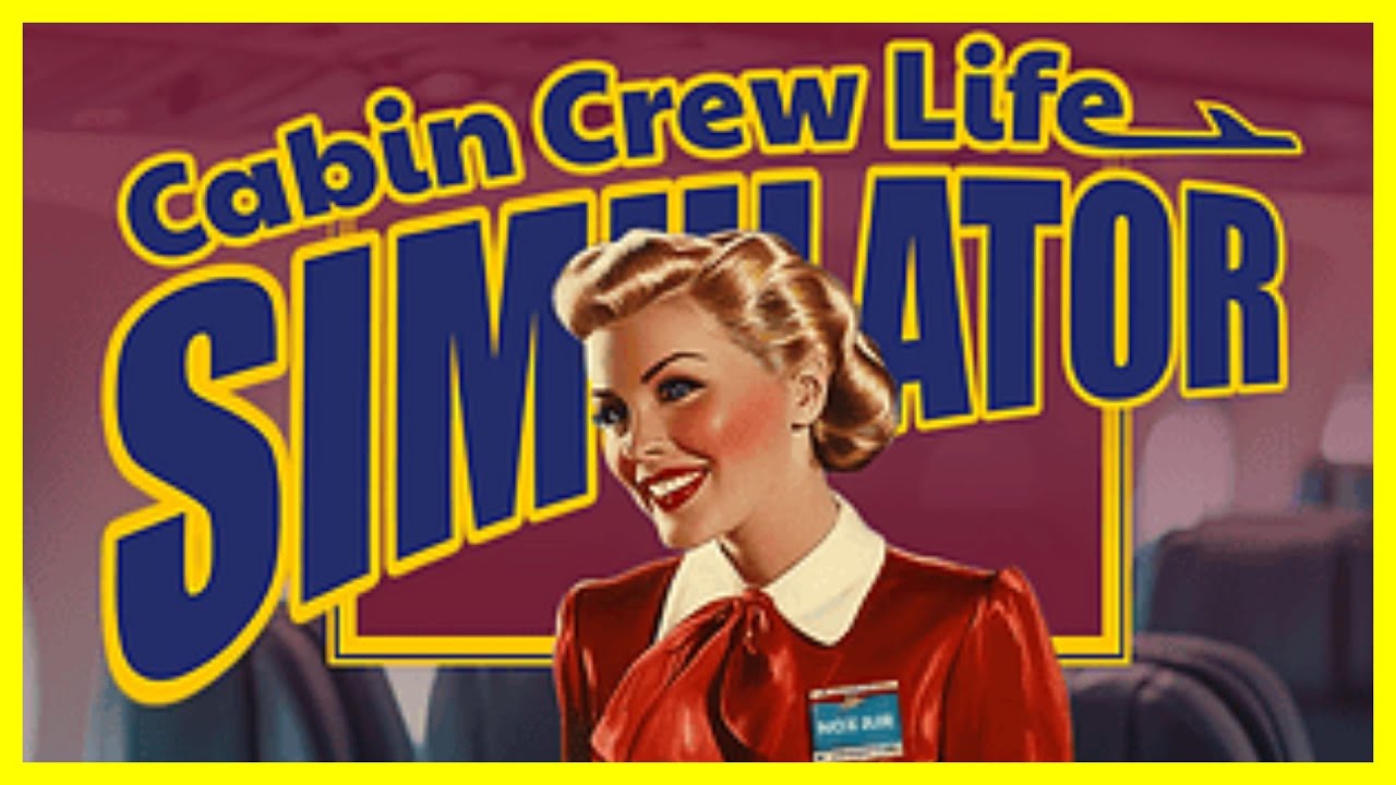 CABIN CREW LIFE SIMULATOR Let's Play Flight Attendant - YouTube