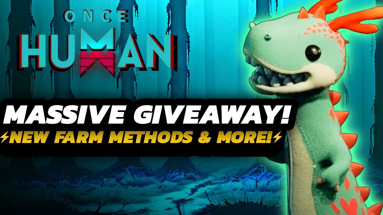 Once Human - HUGE Giveaway w/ Codes! | NEW Farm Methods | OFFICIAL ...