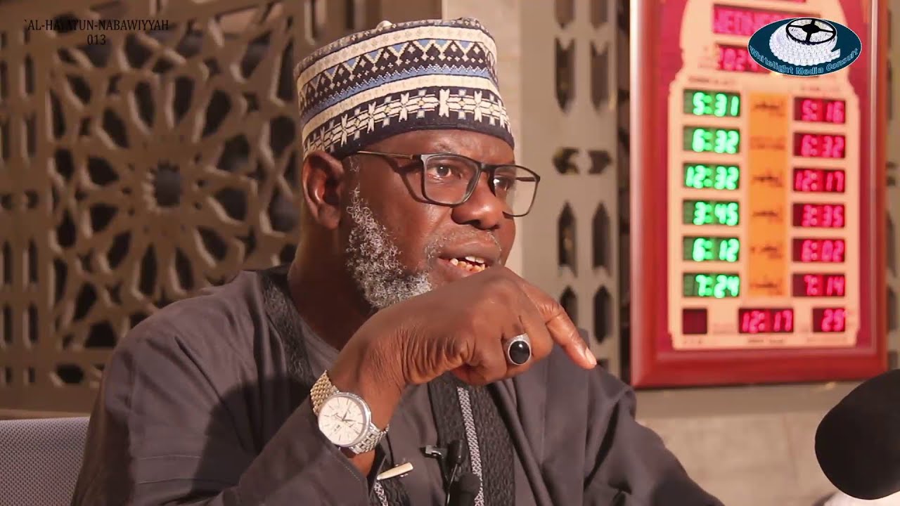 AL-HAYATUNNABAWIYYAH Darasi na 013. Prof. Salisu Shehu - YouTube