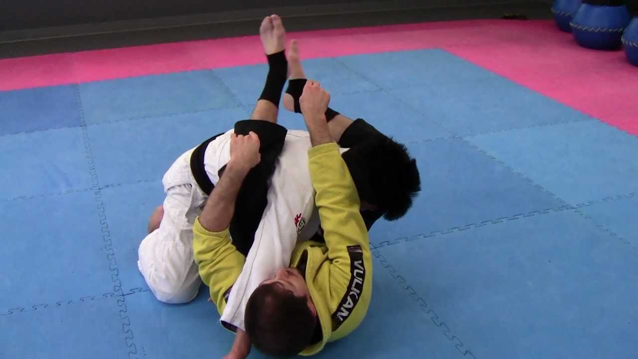 KTS BJJ Closed Guard Armbar Setup to Reverse Armbar - YouTube