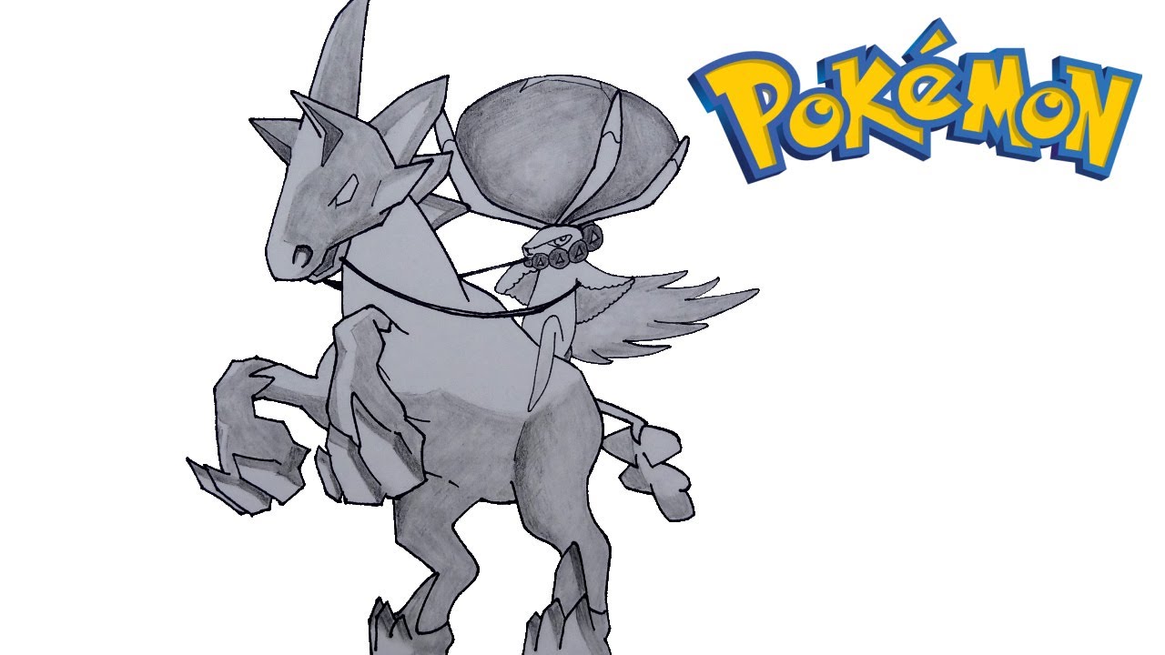 Draw Ice Rider Calyrex | Pokemon - YouTube