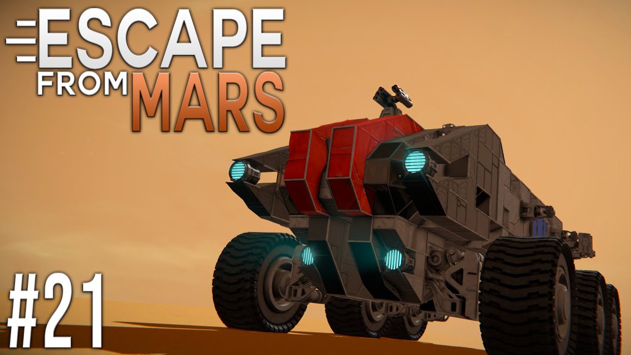 Space Engineers: ESCAPE from MARS! - Ep #21 - On the Move - YouTube