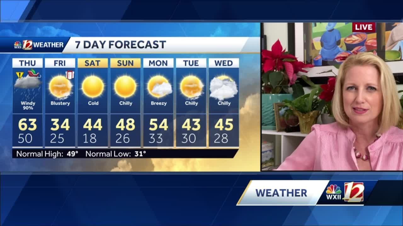 WATCH: Powerful Christmas Eve Storm Brings Rain & Snow! - YouTube