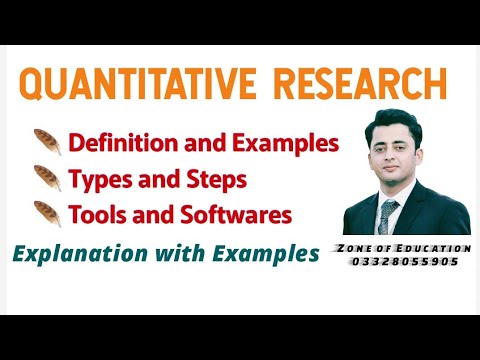 Quantitative research, Examples, types, methods - YouTube
