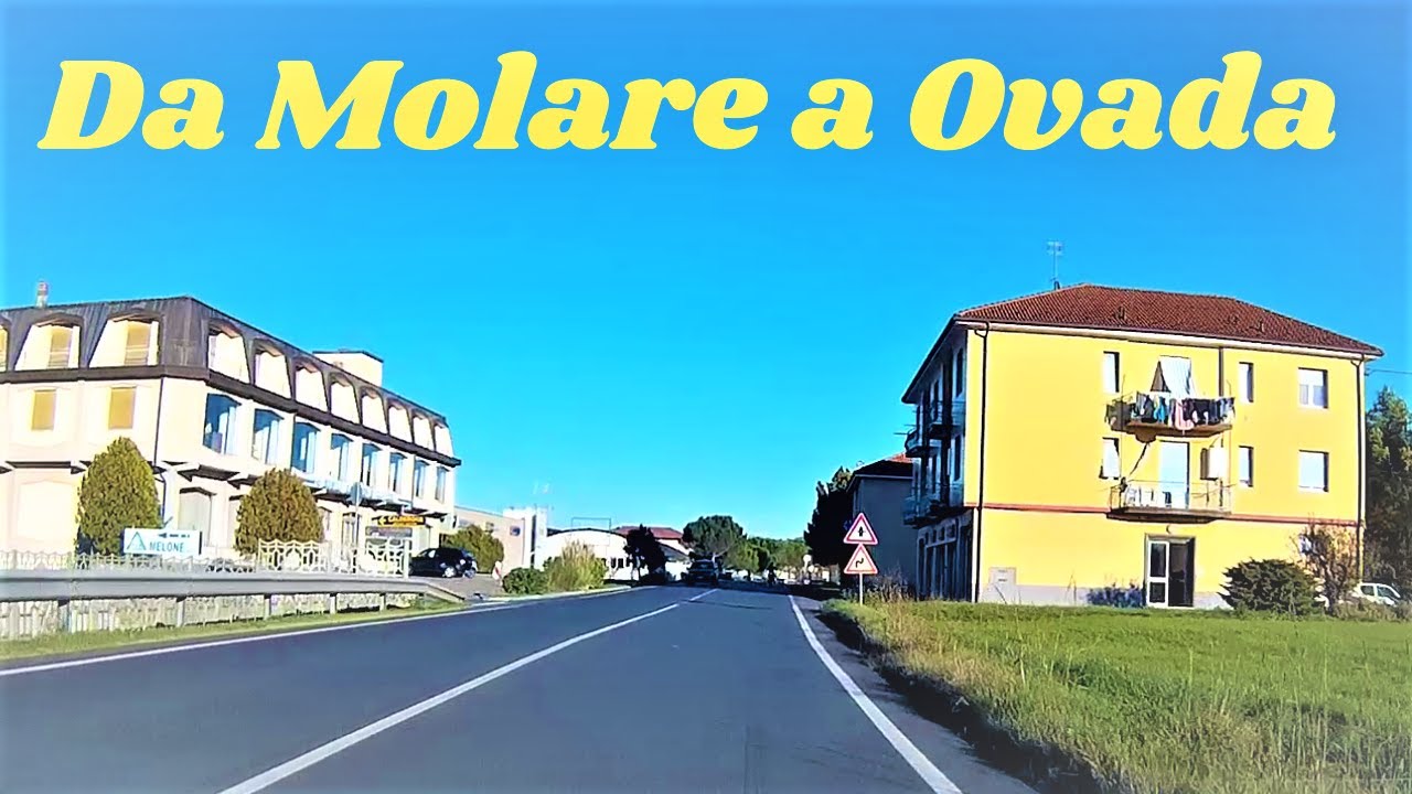 Da Molare (AL) a Ovada (AL) percorrendo la SP 456 #molare #ovada - YouTube