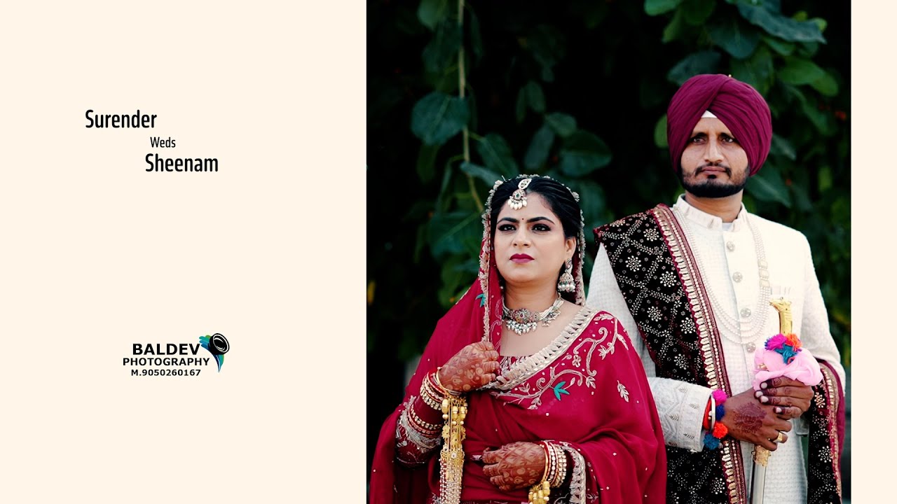 Surender & Sheenam|| Best Punjabi Wedding Highlight Video 2024 ...