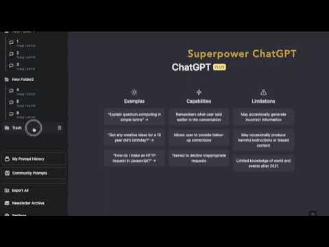 ChatGPT - Folders and Reordering - YouTube