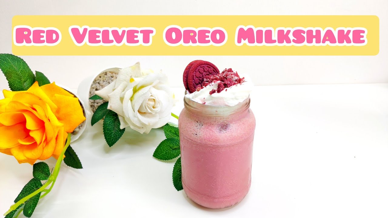 Red Velvet Oreo Milkshake • Suni Cooks #viral #milkshake #redvelvet # ...