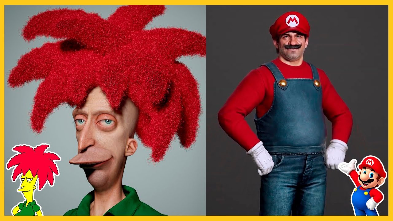 ¿Cómo se verían estos personajes en la vida real?👀 INCREÍBLE | CRONOS ...