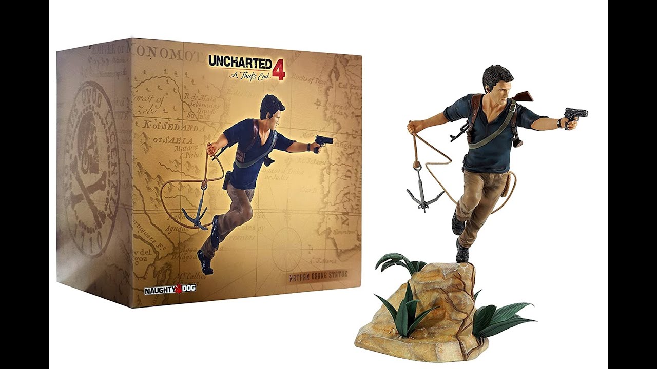 UNBOXING Uncharted 4 A Thief's End action figure Nathan Drake - YouTube