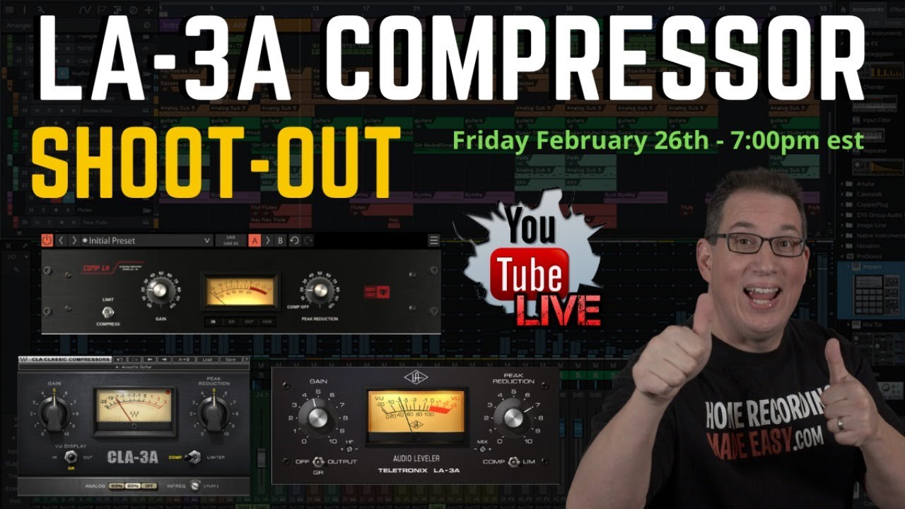 LA-3A Compressor Plugin Shootout - YouTube