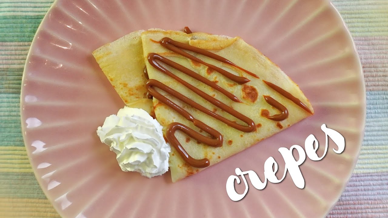 Como Hacer Crepes Dulces la Mejor Receta Original , Paso a Paso - YouTube