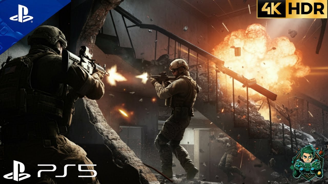 Realistic Ultra Graphics 4k 60fps call of duty Gameplay On Ps5 | Steel ...