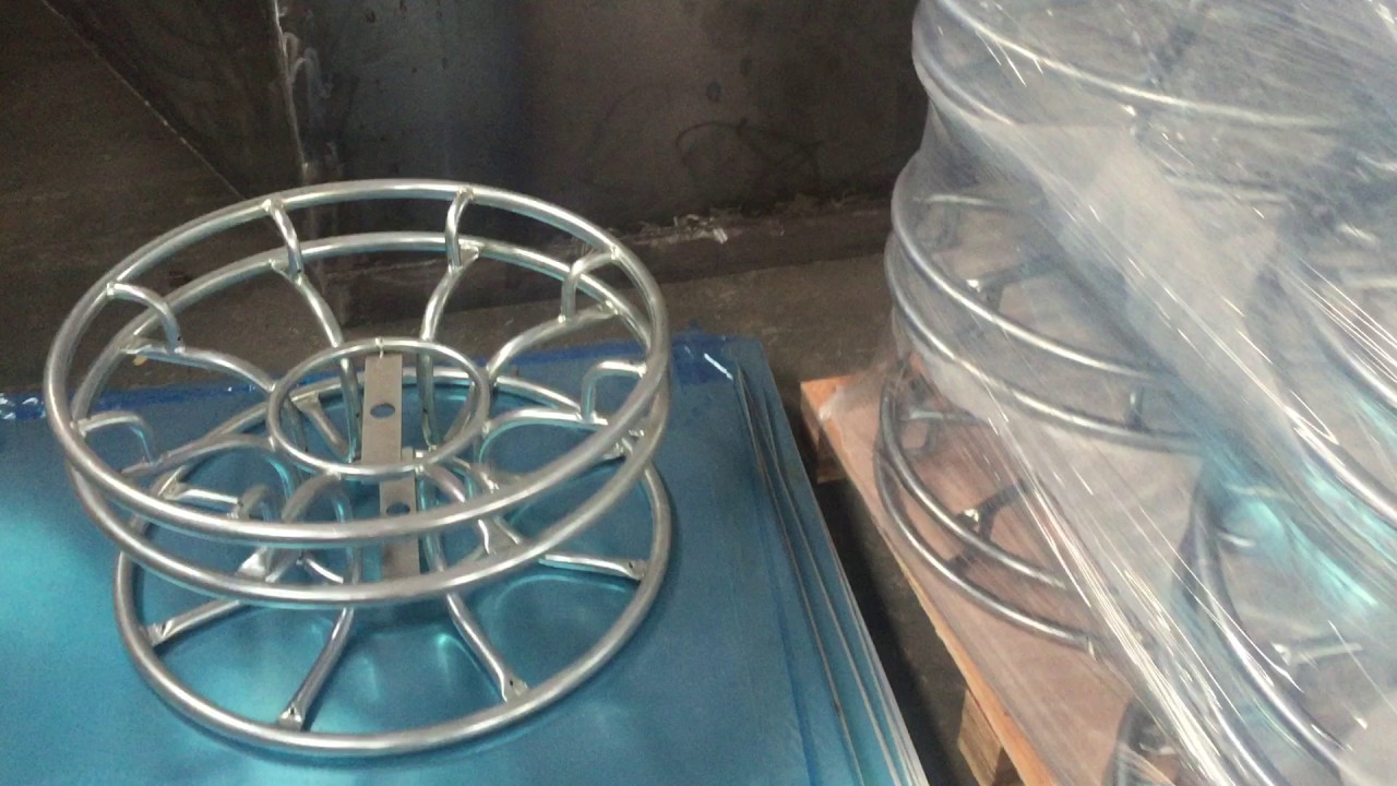 GALVANIZED SKELETON CABLE REELS - YouTube