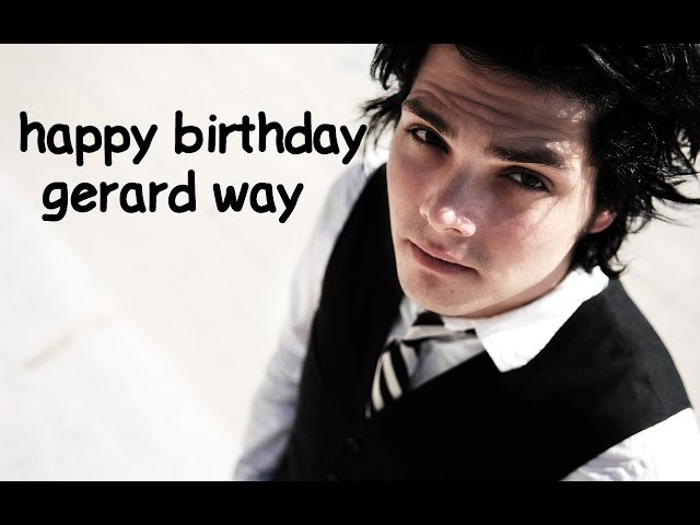 Happy Birthday Gerard Way