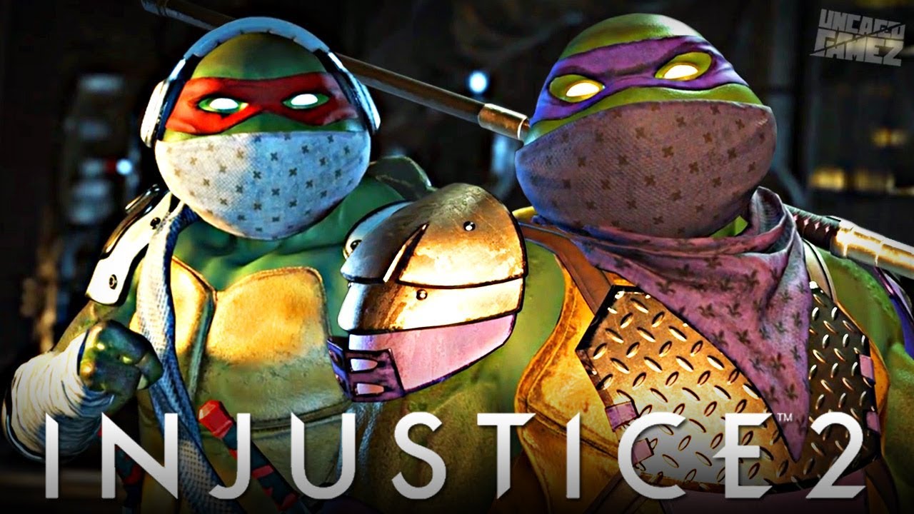 Injustice 2: FULL Ninja Turtle VS Ninja Turtle Gameplay!! - YouTube