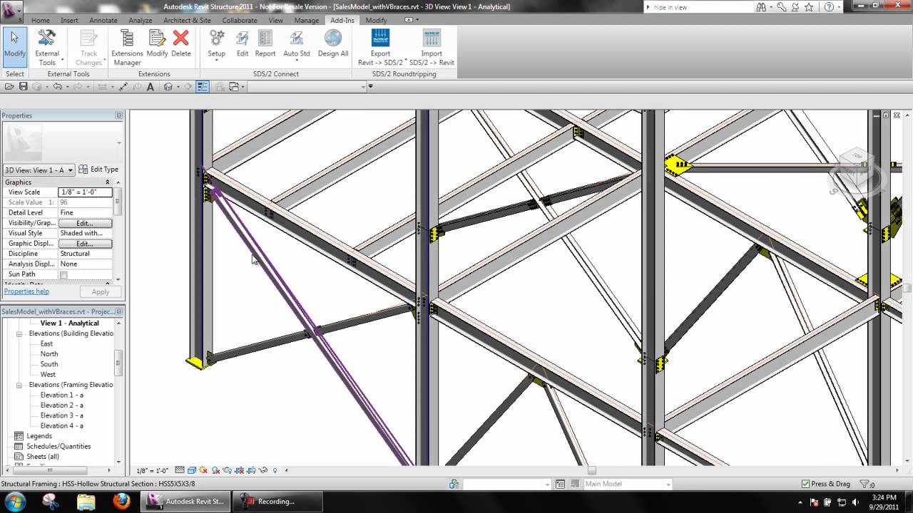Vertical Braces In Revit Structure With SDS 2 Connect YouTube vertical-braces-in-revit-structure-with-sds-2-connect-youtube