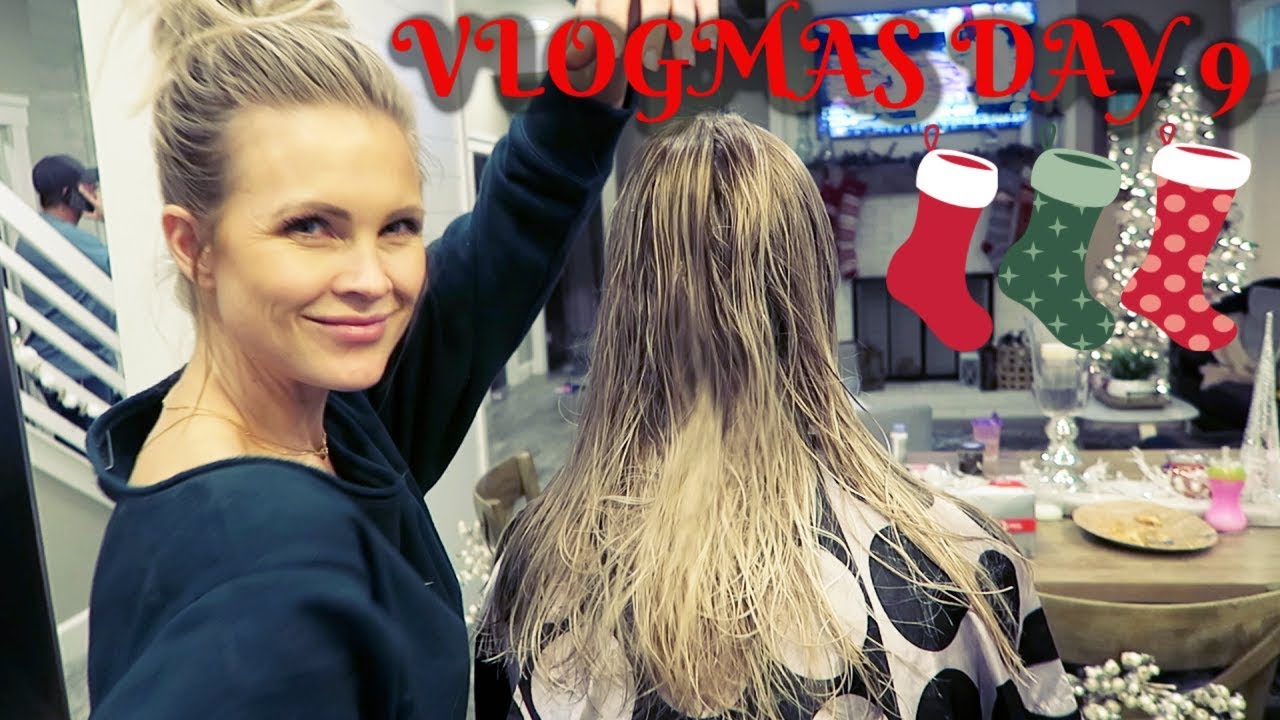 HEYKAYLI DOES OUR HAIR! Vlogmas Day 9 - YouTube