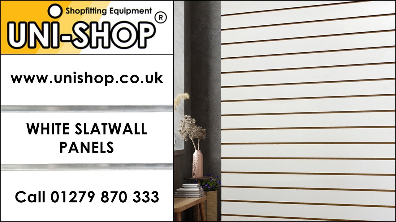 White Slatwall Panels - YouTube