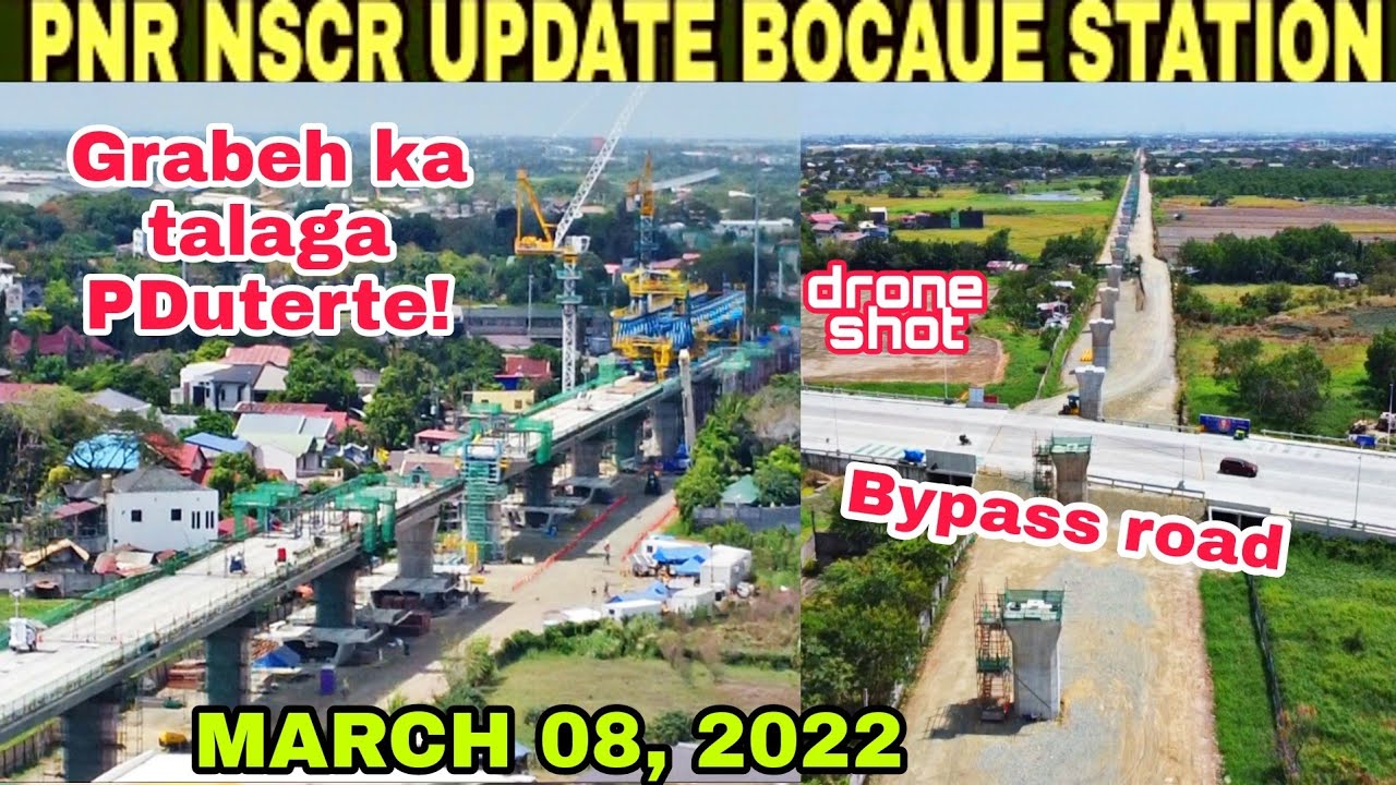 PNR NSCR UPDATE BOCAUE STATION | MARCH 08, 2022 | build build build ...