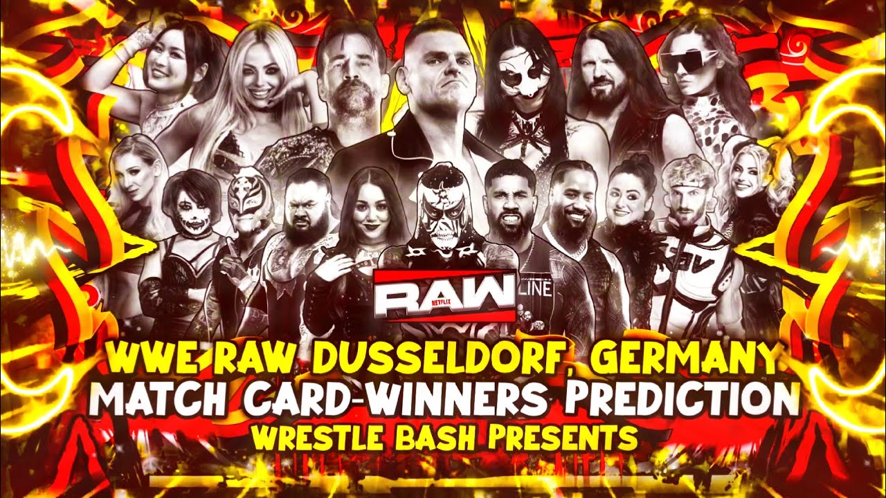 WWE Raw on Netflix Düsseldorf, Germany (12 January 2026) Winners ...