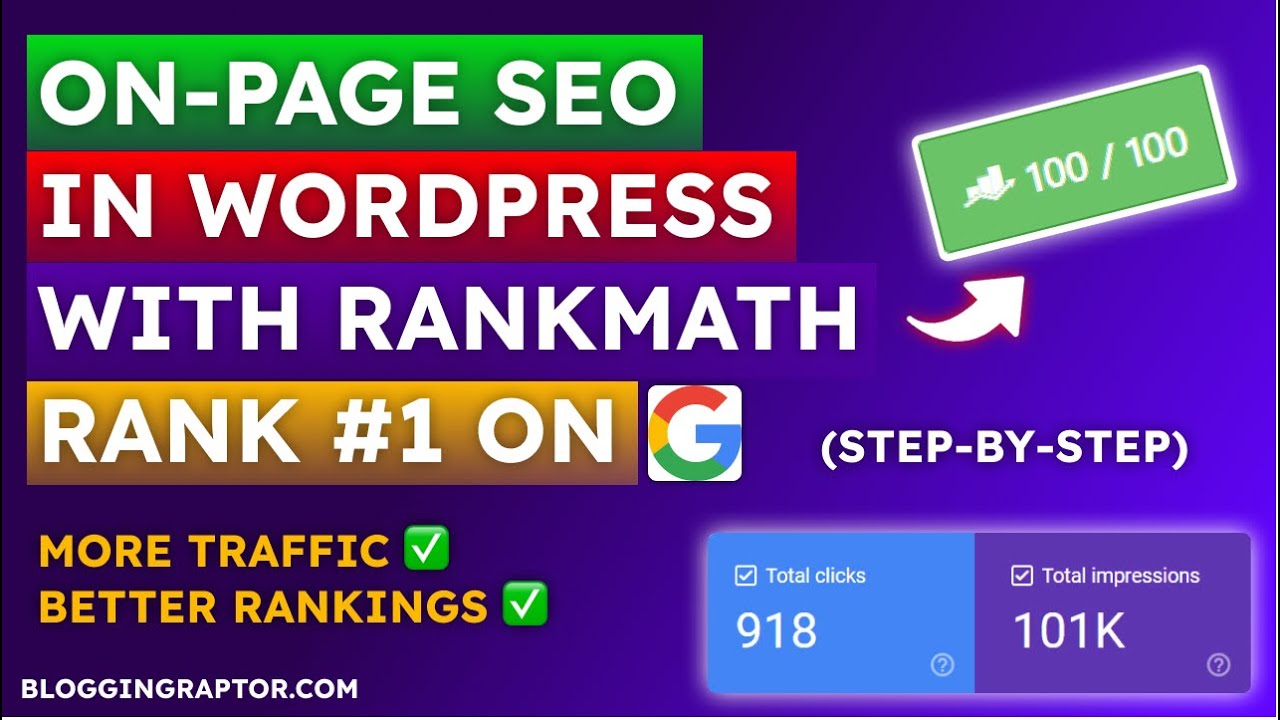 How to Do On Page SEO in WordPress using RankMath Plugin How to Rank On ...