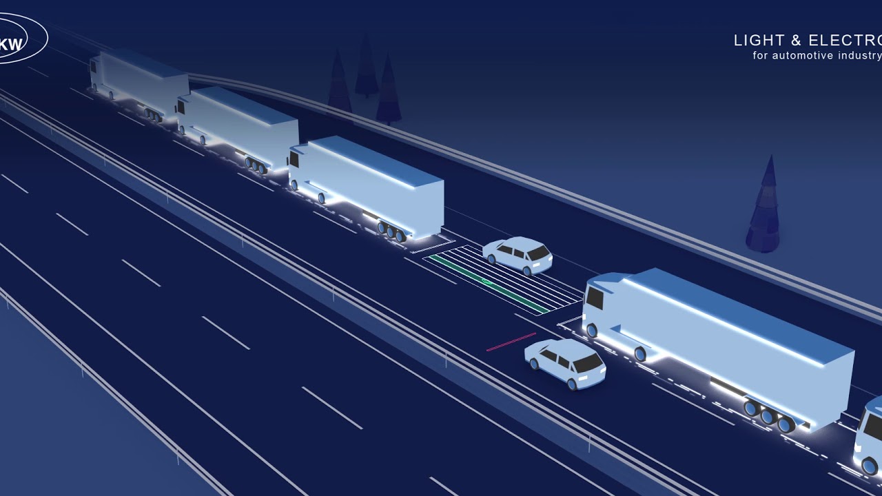 ZKW Use Case Autonomous Driving - DRIVING IN A CONVOY, KEEPING DISTANCE ...