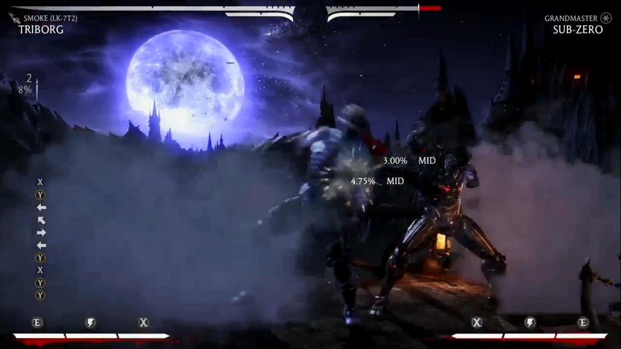 Mortal Kombat X - Triborg Gameplay - Smoke - YouTube