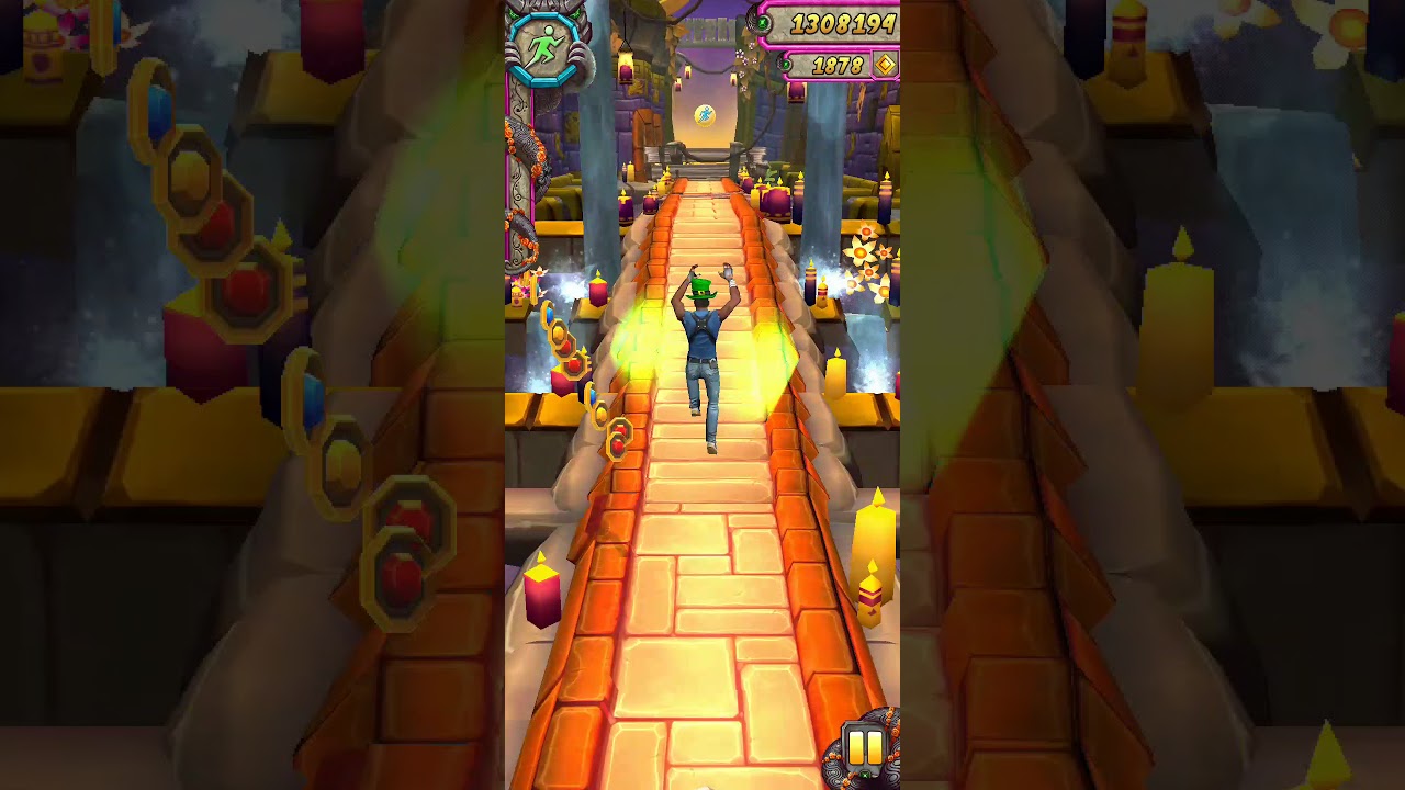 2943 coin collection in temple run spritis cove - YouTube