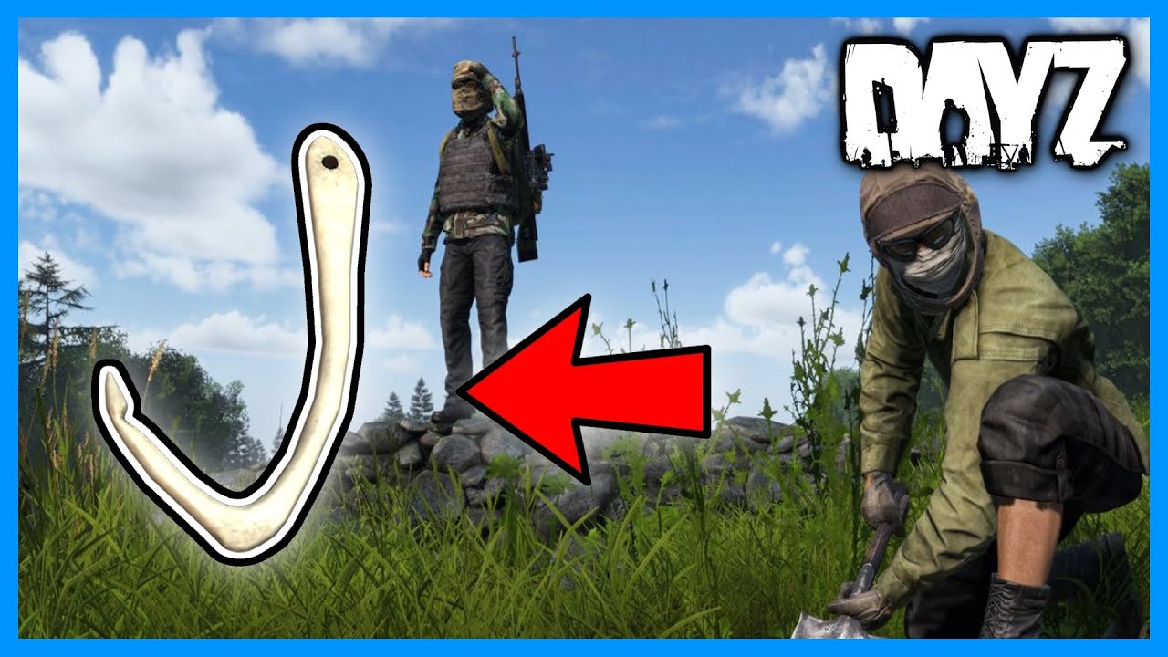 How to Craft a BONE HOOK in DayZ (Easy Tutorial) - YouTube