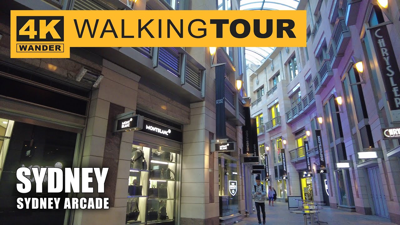 Sydney Arcade Walking Tour in Sydney, Australia (4K 60fps) - YouTube
